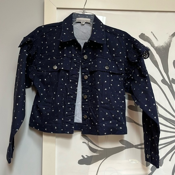 Something Navy | Jackets & Coats | Something Navy Celeste Floral Eyelet ...